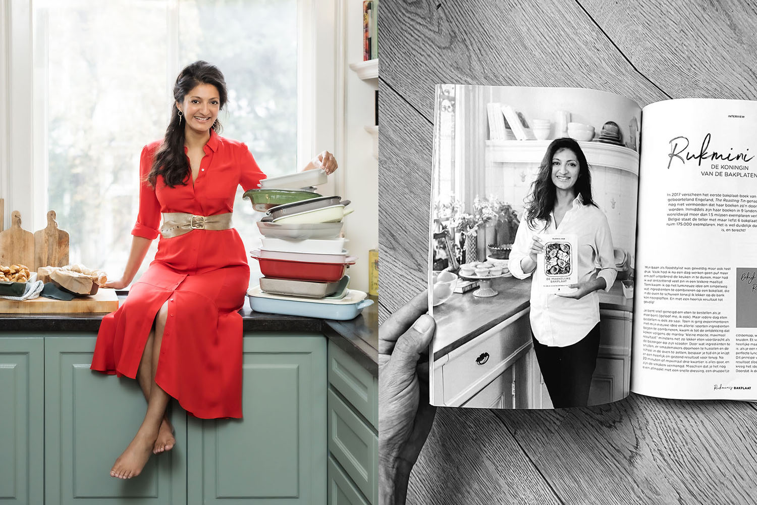 Published | fotoshoot Rukmini Iyer - Rukmini's Bakplaat magazine